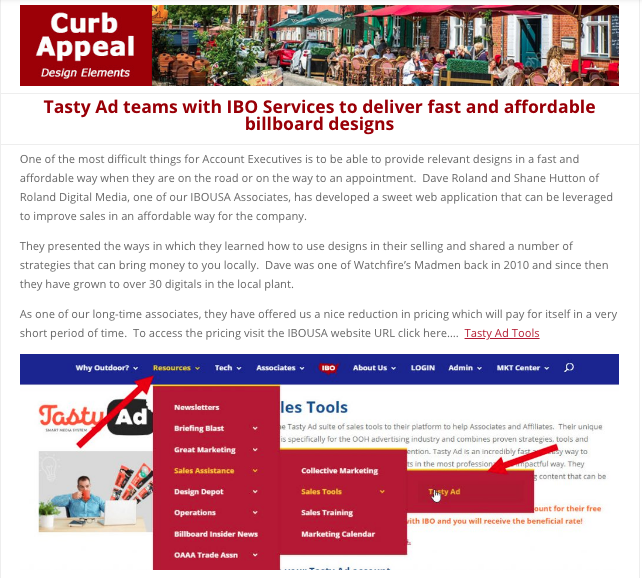 Tasty Ad Teams Up With IBOUSA