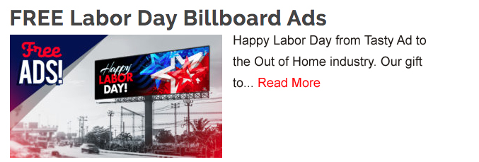 2019 Billboard Freebies