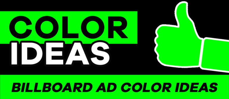 Billboard Design Color Ideas