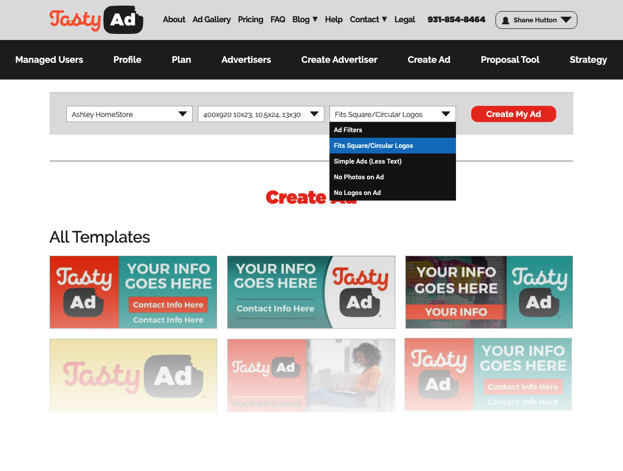 Tasty Ad Software Update
