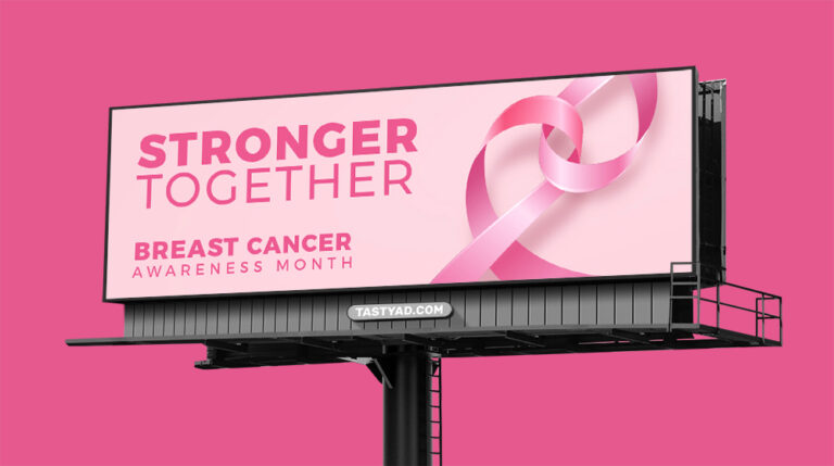 Free Breast Cancer Awareness Month Billboard Ads 2024
