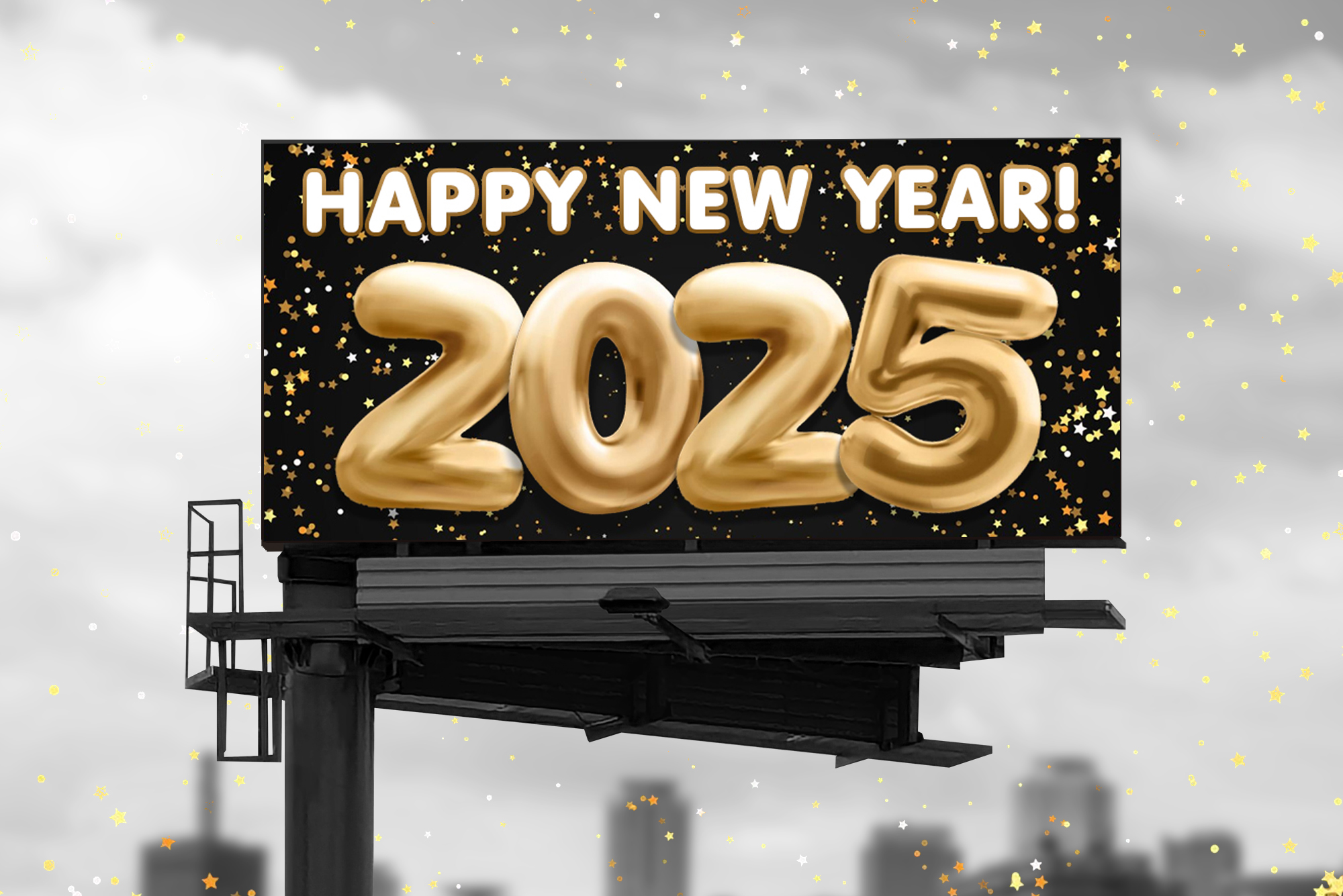 FREE New Year Billboard Ads