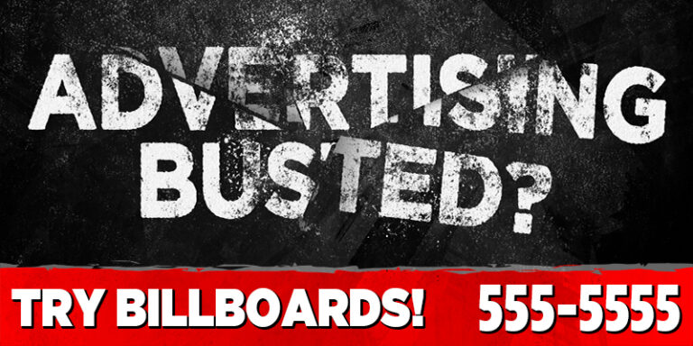 Free Promo Billboard Ad - Advertising Busted?