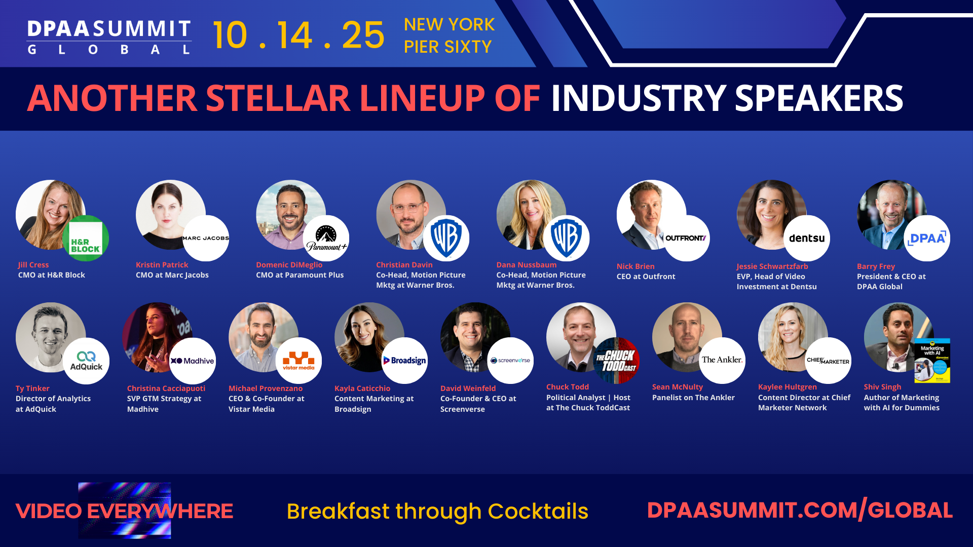 New Industry Leaders Added to DPAA Video Everywhere Summit